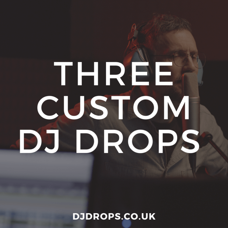 Custom DJ Drops for DJs, Radio Hosts & Podcasters | DJdrops.co.uk